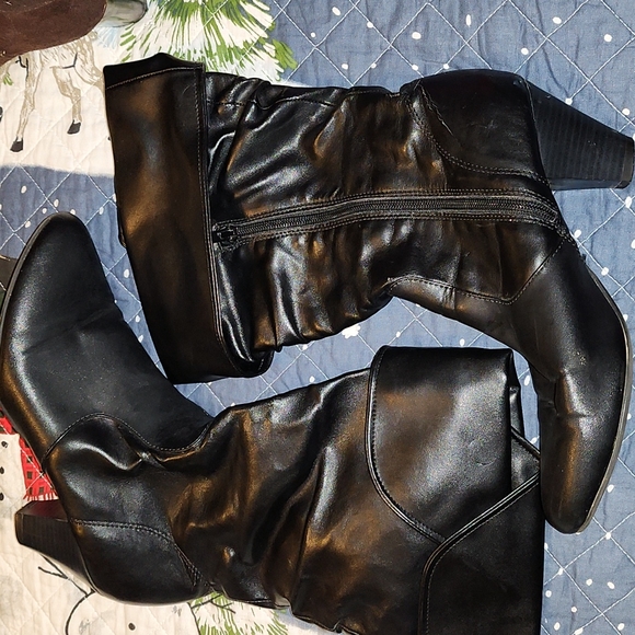 Shoes | Womens Calf Length Boots With Side Zipper | Poshmark